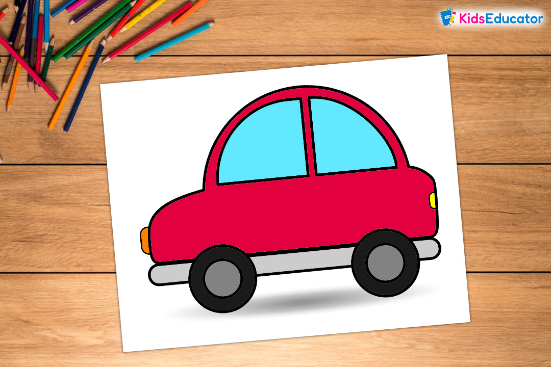 How to Draw a Car: Follow 5 Simple Steps - Kids Educator