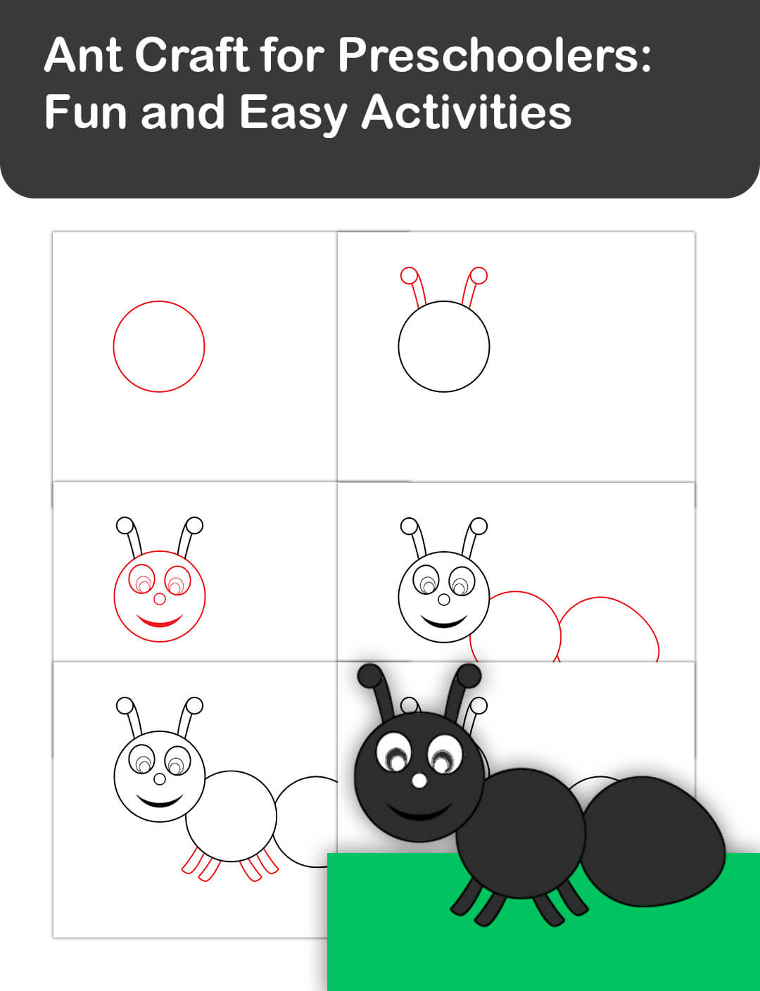 Ant Craft for Preschoolers: Fun and Easy Ideas for Little Ones - Kids ...