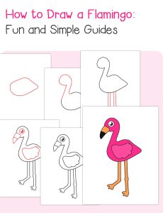 How to Draw a Flamingo: Master the Art in 6 Easy Steps - Kids Educator