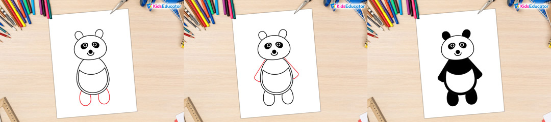 How to Draw a Panda for Kids: Easy Step-by-Step Guide - Kids Educator
